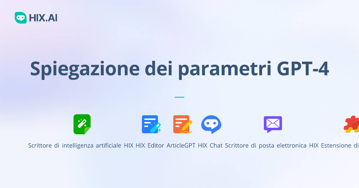 Spiegazione dei parametri GPT-4 : quanti parametri in GPT-4 e altro | HIX.AI
