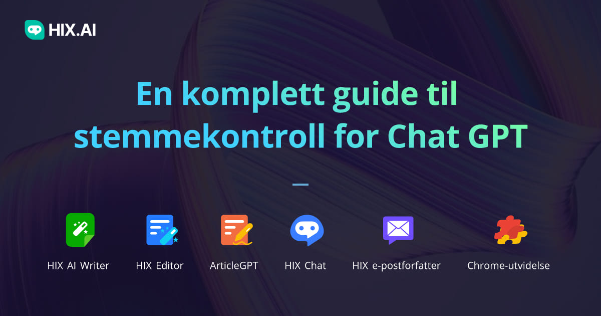Stemmekontroll for ChatGPT : Hva er det og hvordan får jeg det?