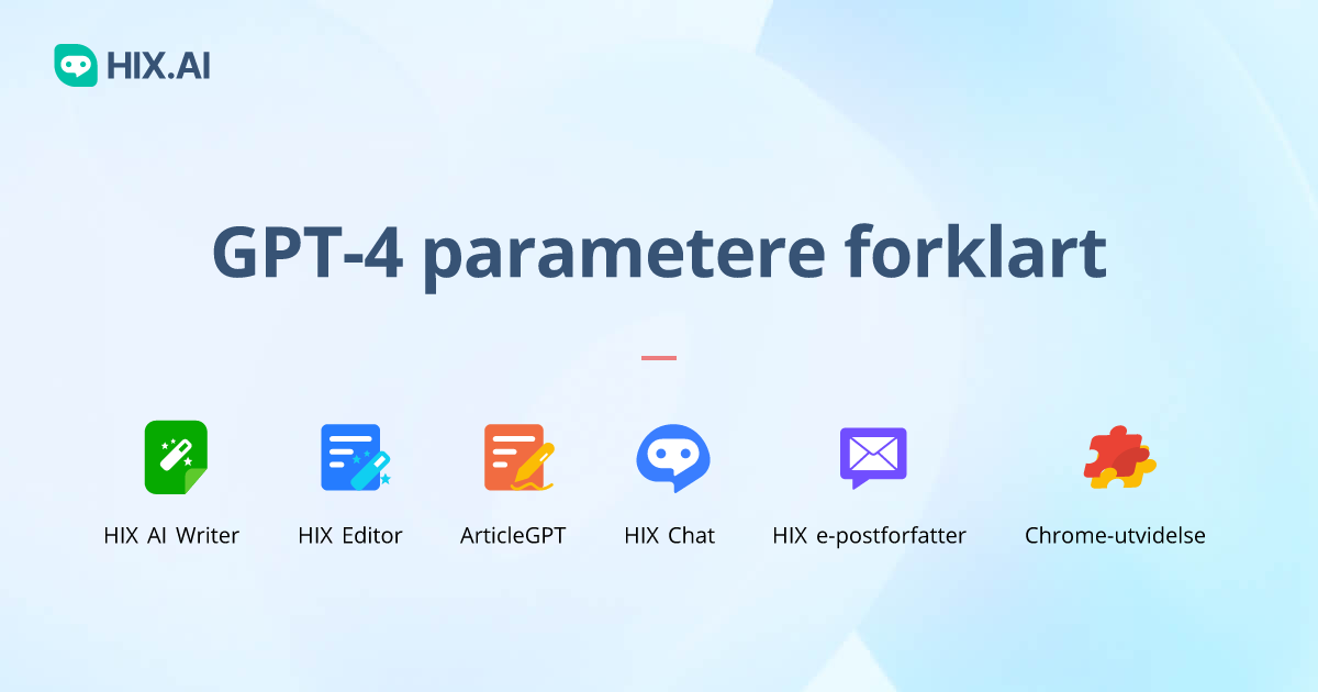 GPT-4 parametere forklart: Hvor mange parametere i GPT-4 og mer | HIX.AI