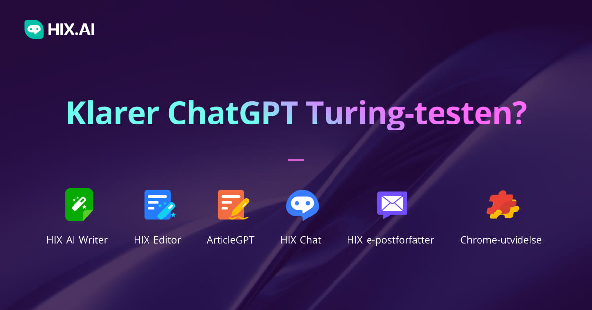 Klarer ChatGPT Turing-testen? ChatGPT og Turing-test