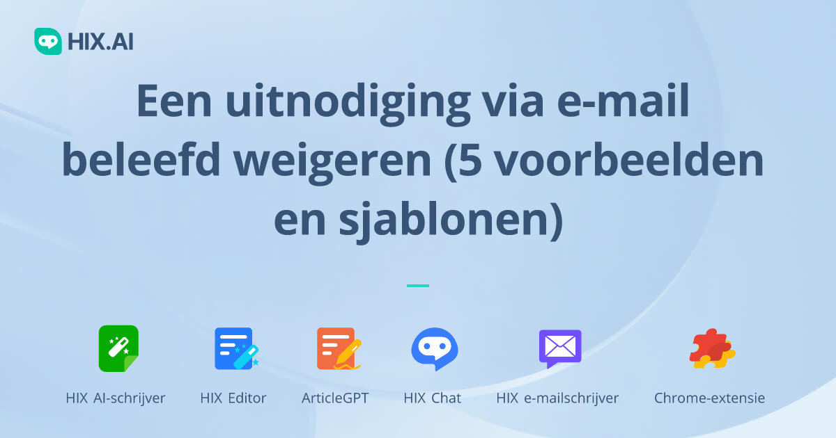 Hoe u een uitnodiging in een e-mail beleefd kunt afwijzen (5 ...