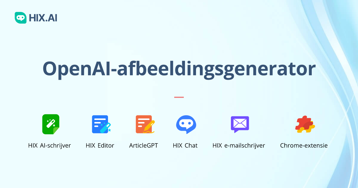 OpenAI Image Generator: genereer een afbeelding met ChatGPT | HIX.AI