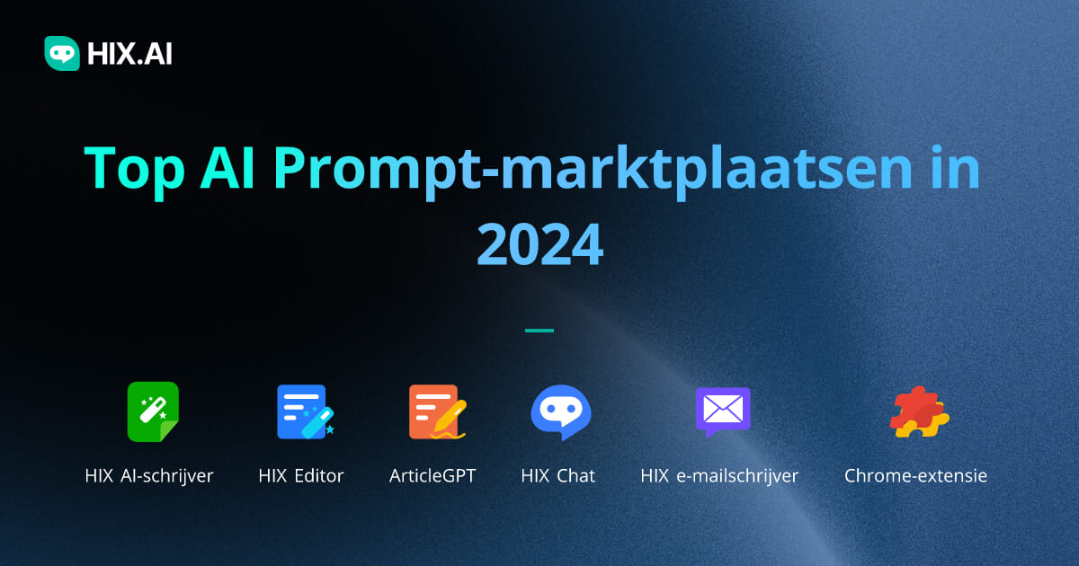 Top AI-promptmarktplaatsen in 2024 | HIX.AI