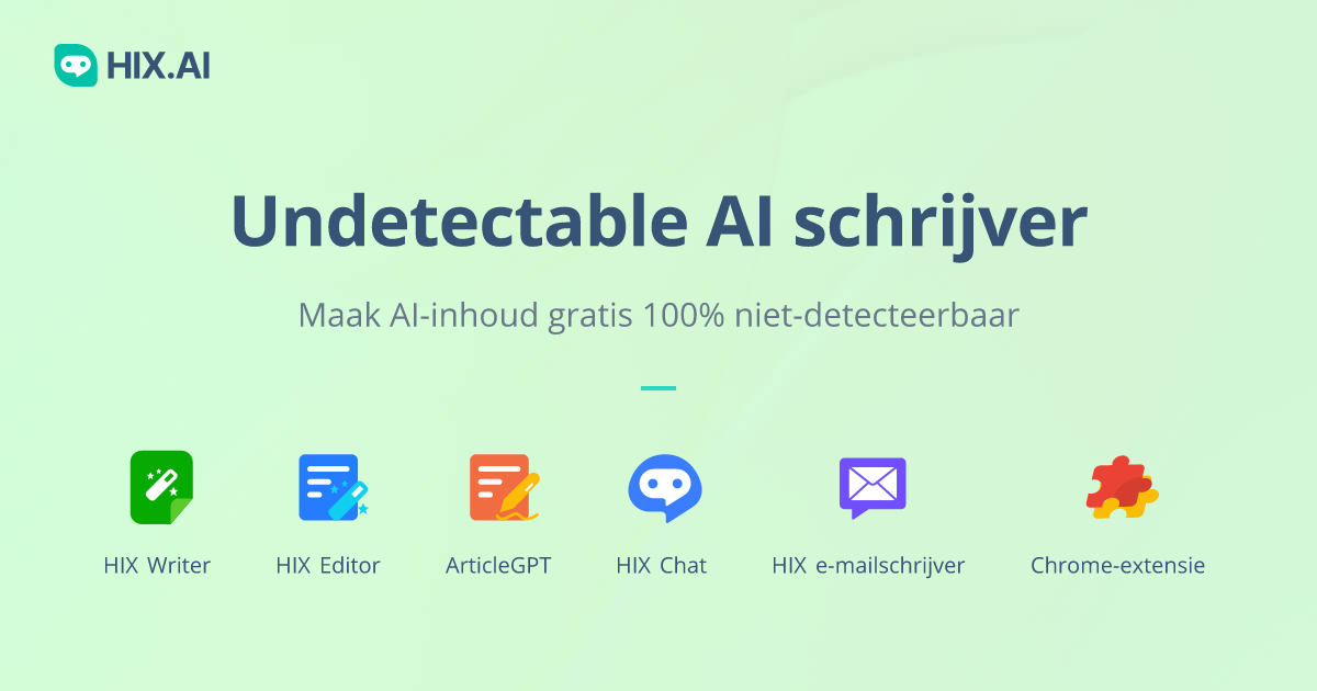 Undetectable AI : maak AI-schrijven niet-detecteerbaar (gratis) | HIX ... Undetectable AI : maak AI-schrijven niet-detecteerbaar (gratis) | HIX ...